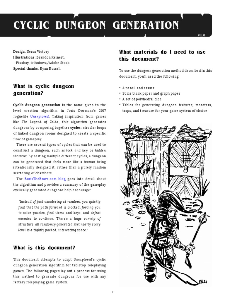 Cyclic Dungeon Generation | Download Free PDF | Tabletop Role Playing ...