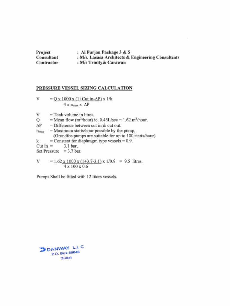 Pressure Vessel Calculation Sample Al Furjan | PDF Pressure Vessel Calculation Sample Al Furjan | PDF