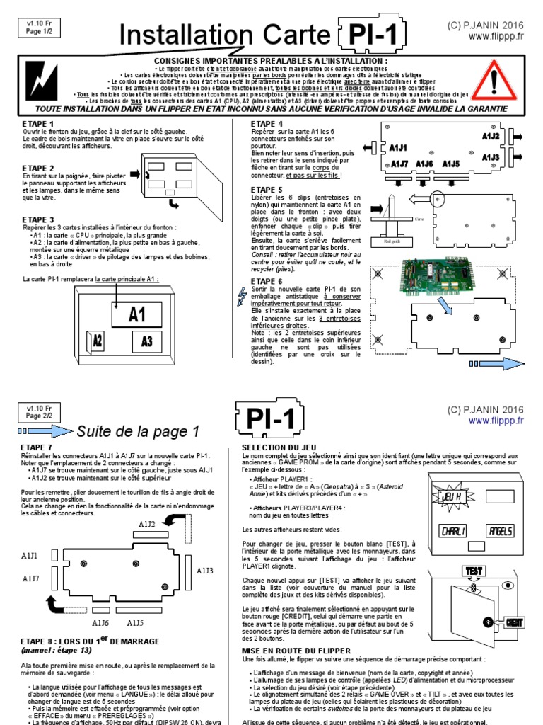 Quick PI-1 FR | PDF | Électrotechnique | Biens manufacturés