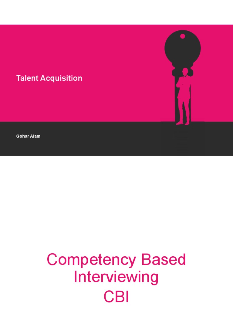 Talent Acquisition - CBI Method | PDF | Competence (Human Resources ...