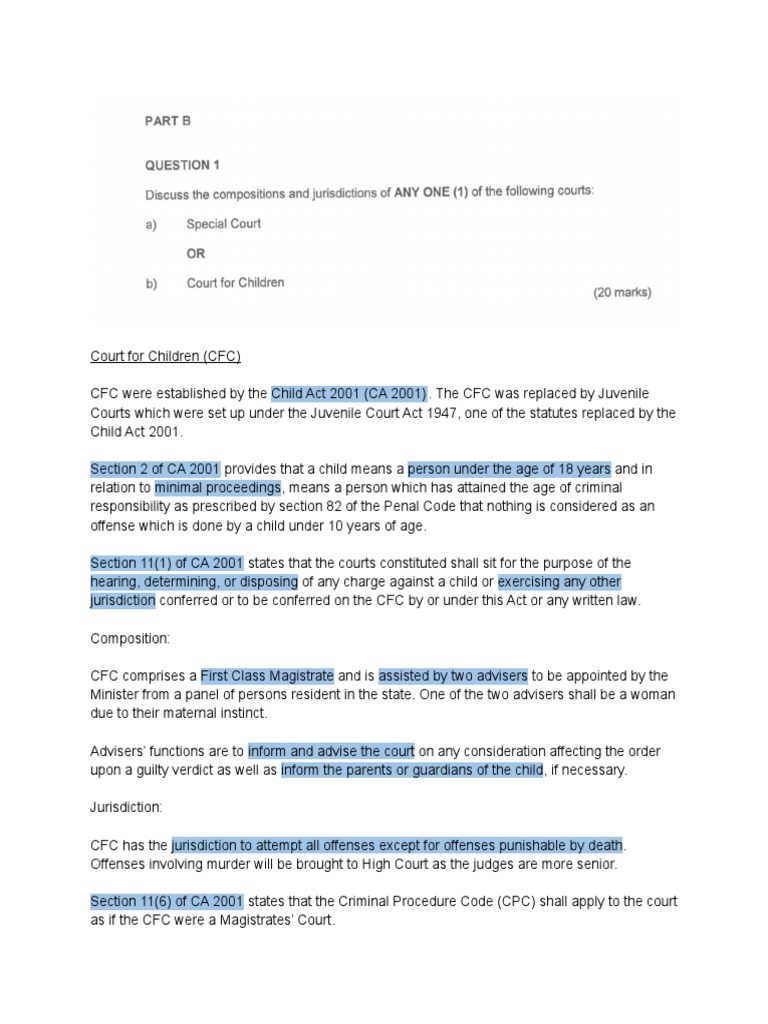 Law033 Court For Children | PDF | Crimes | Crime & Violence