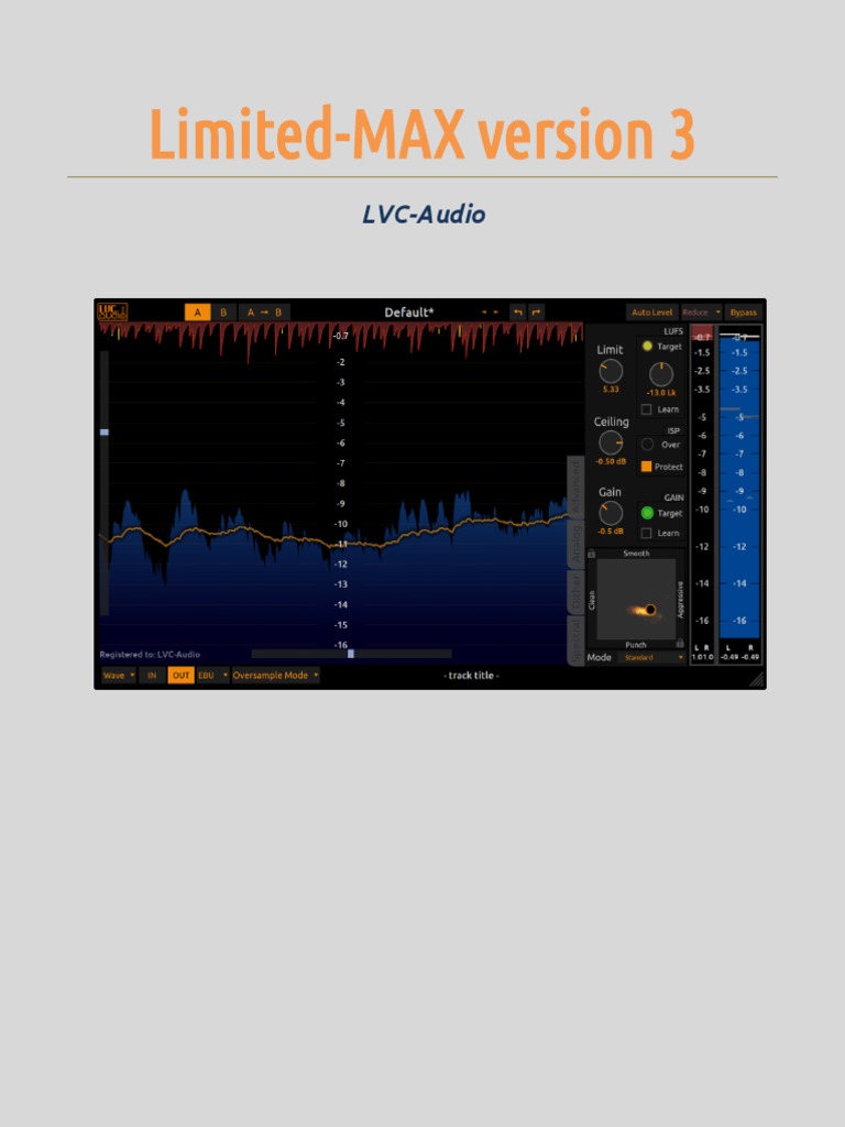 LimitedMAX v3 Manual | PDF | Computing | Software