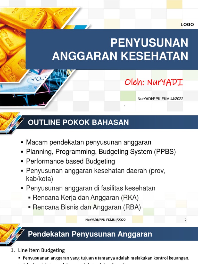 Penyusunan Anggaran Kesehatan | PDF