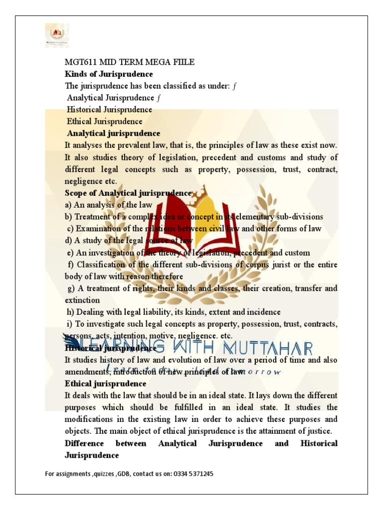 MGT611 Midterm Mega File 2023 | PDF | Consideration | Misrepresentation MGT611 Midterm Mega File 2023 | PDF | Consideration | Misrepresentation