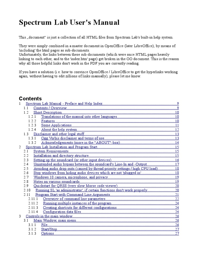 SpecLab Manual | PDF | Hypertext Transfer Protocol | Sampling (Signal Processing)
