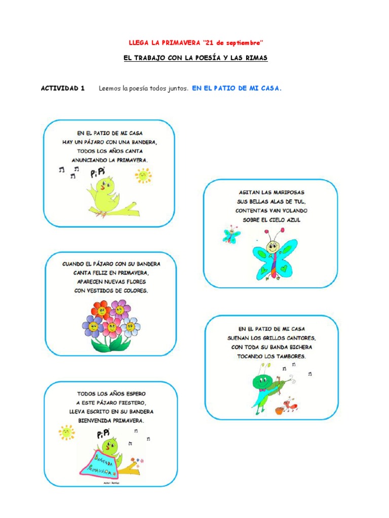 Secuencia Primavera - 2020 | PDF