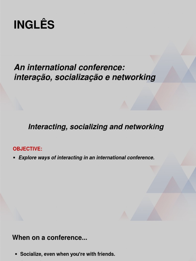 Interacting, Socializing and Networking | PDF | Communication