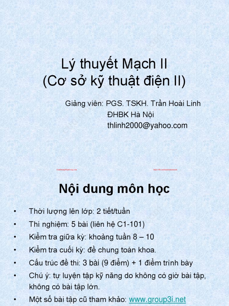 Ly-Thuyet-Mach-2 - Nguyen-Viet-Son - Slide - ltm2 - Tlinh ...
