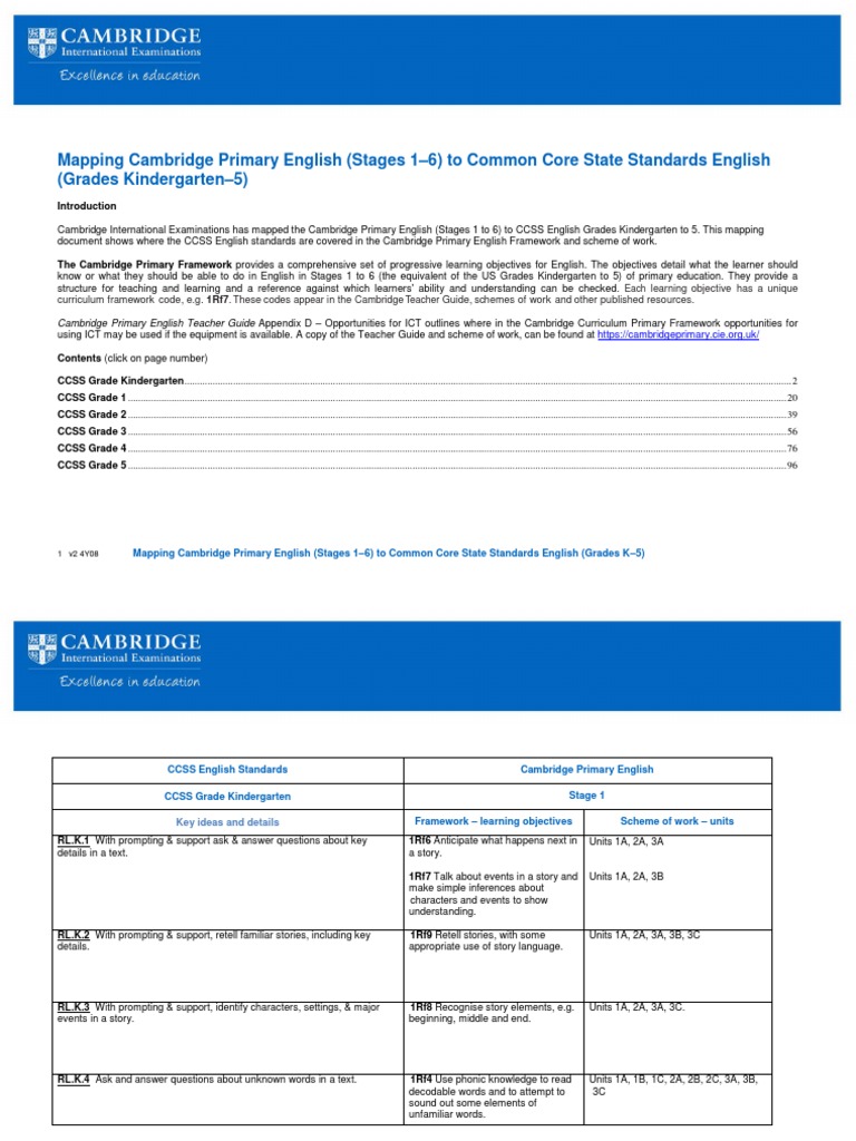 Ig Ccss Correlation English Pdf Syllable Phonics