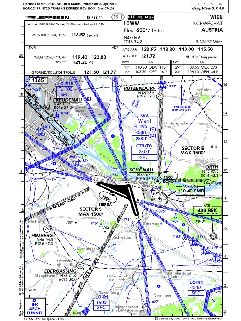 LOWW Charts | PDF | Aviation | Aerospace