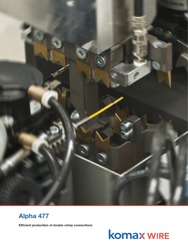 Komax Alpha 477 en | PDF | Wire | User Interface