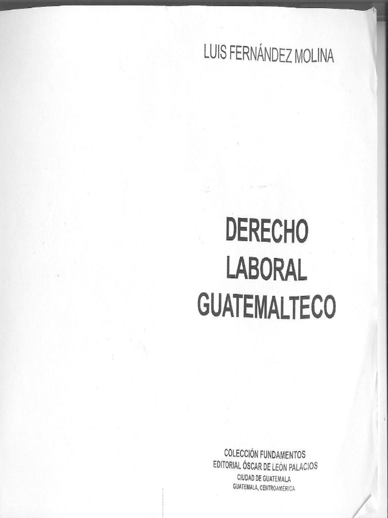 Laboral Guatemalteco | PDF