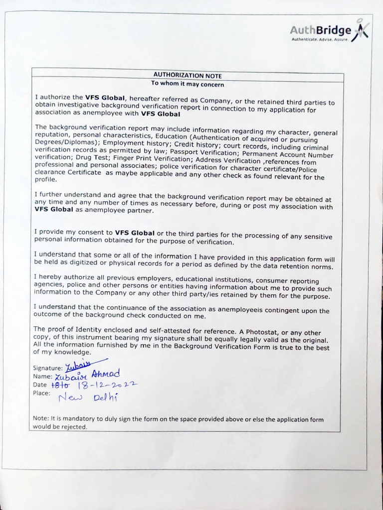 Bridge: Whom VFS VFS | PDF | Verification And Validation | Authentication