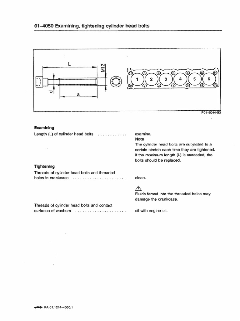 Mercedes M104-Head-Bolts - Torque-Specs | PDF