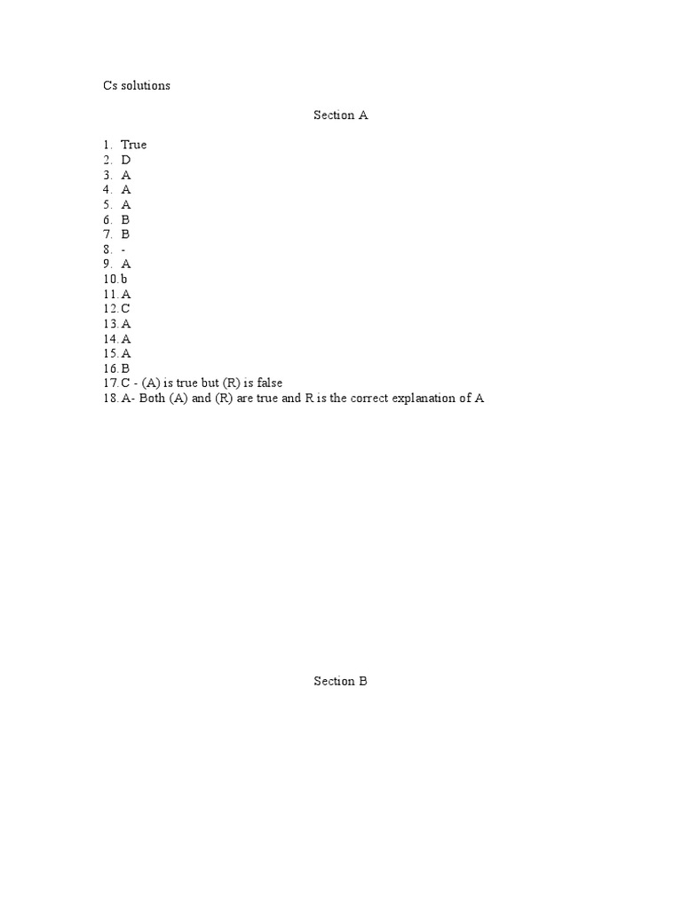 Cs Solutions | PDF | Network Topology | Computer Network