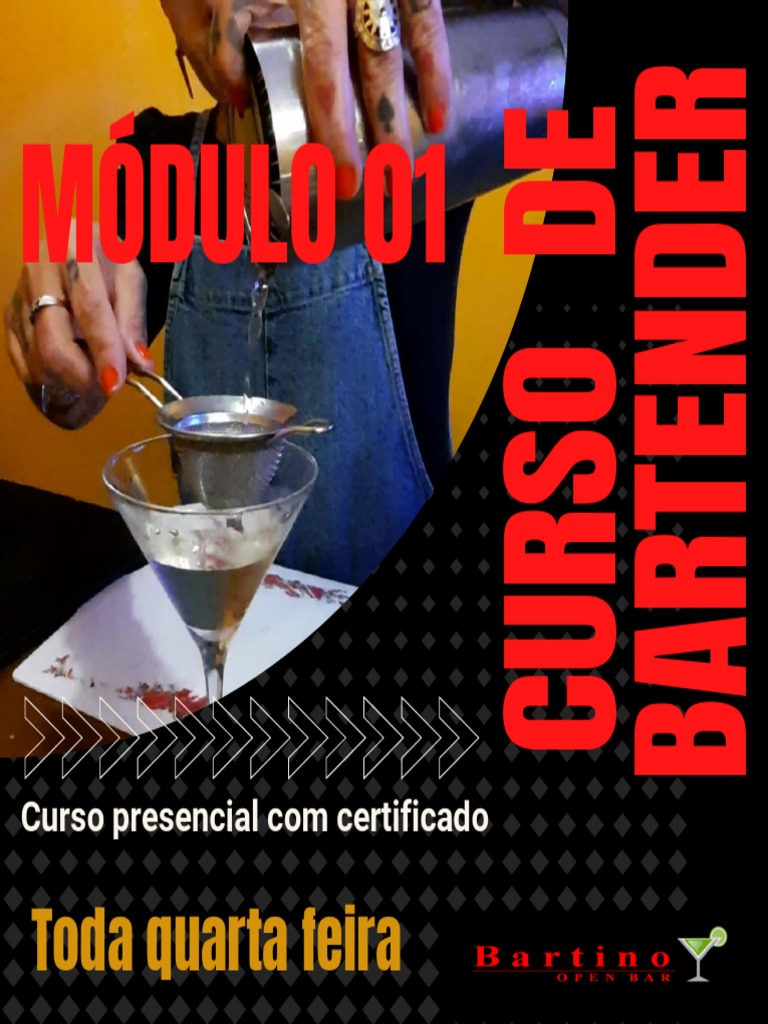 Módulo 01 Curso de Bartender | PDF | Bebida | Bartending