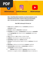 12th Grade Vocabulary List | PDF