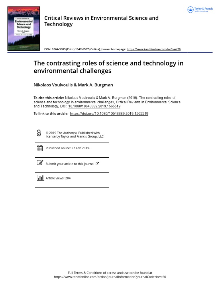 STS (Environmental Challenges) | PDF | Science | Sustainability