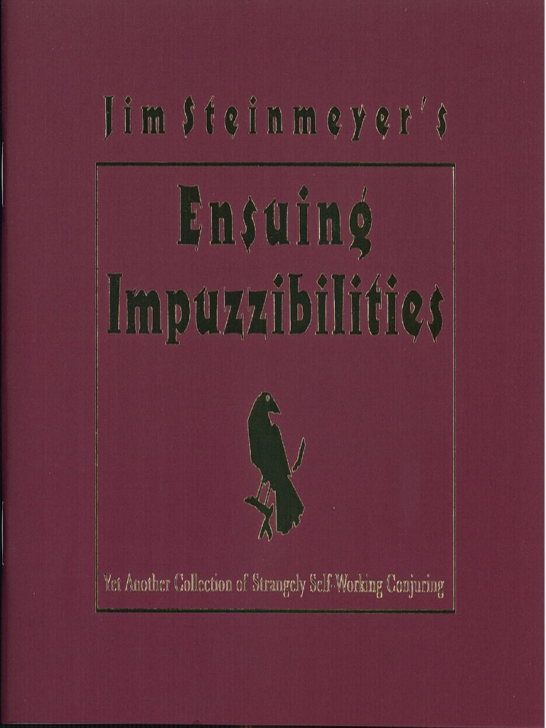 Conjuring Anthology by Jim Steinmeyer | PDF