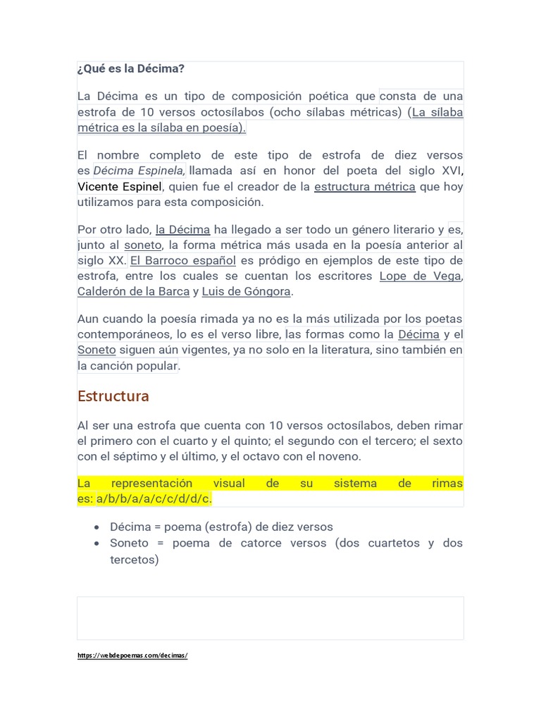 Lo que es la Décima: Una introducción a esta forma poética tradicional ...