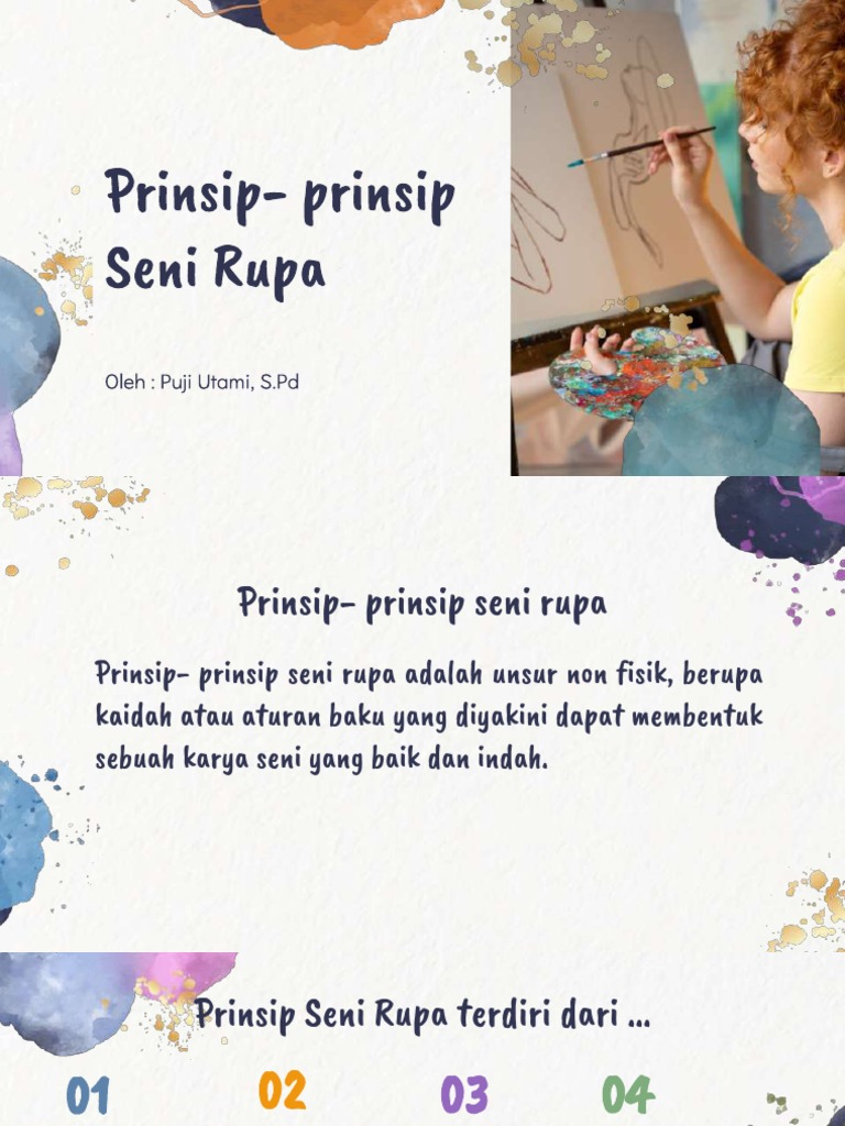 Prinsip - Prinsip Seni Rupa | PDF