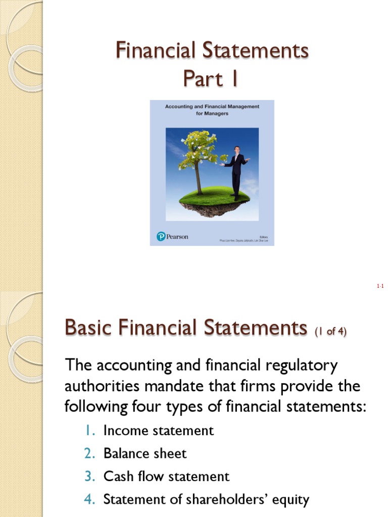 Overview of Financial Statement Types | PDF | Equity (Finance ...