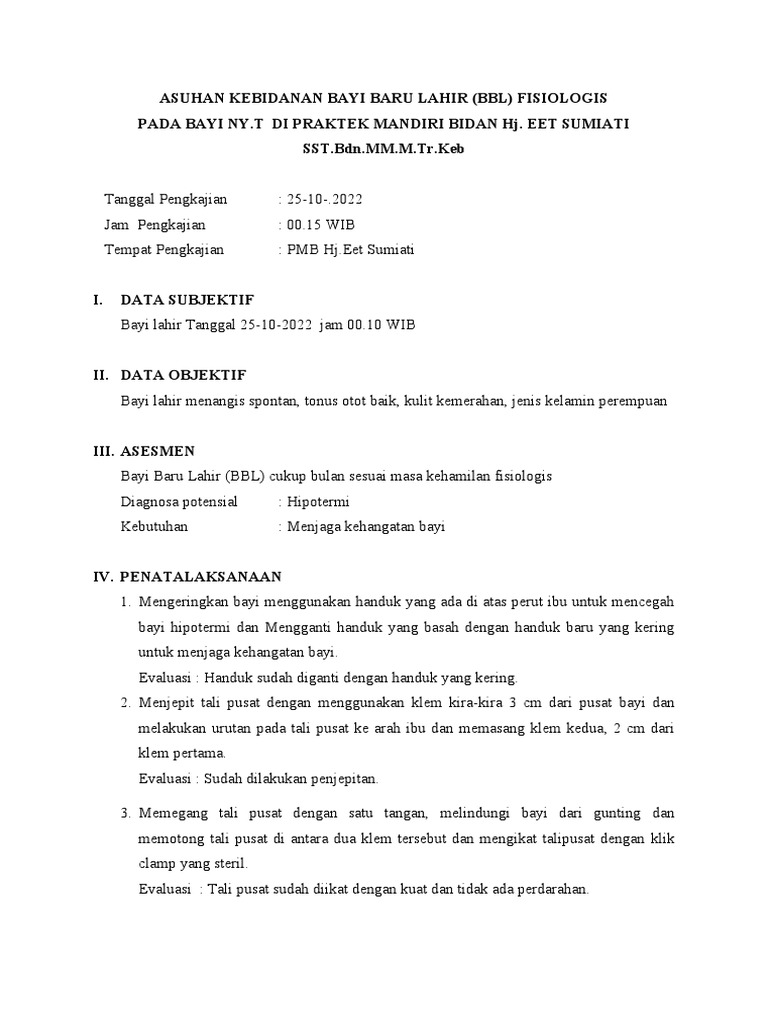 Askeb BBL Kompre | PDF