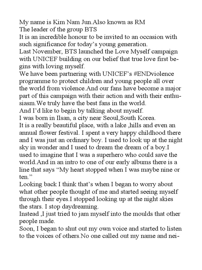 RM Speech Word | PDF