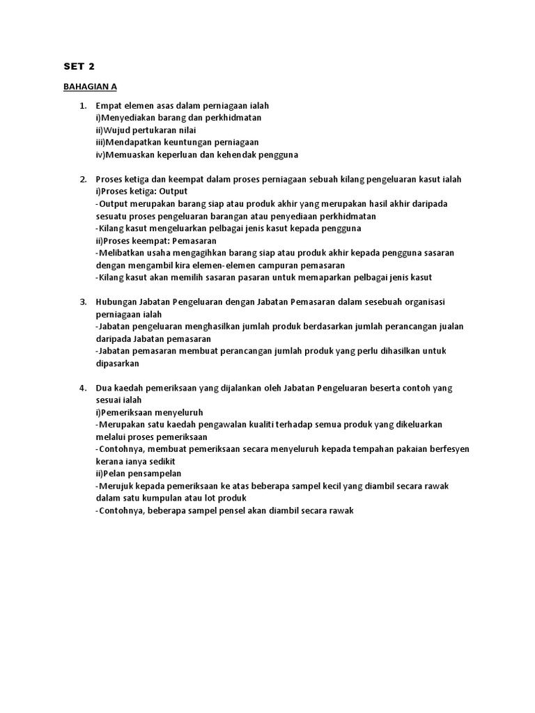 SET 2 Skema | PDF