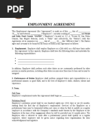 POEA Standard Employment Contract | PDF | Working Time | Employment