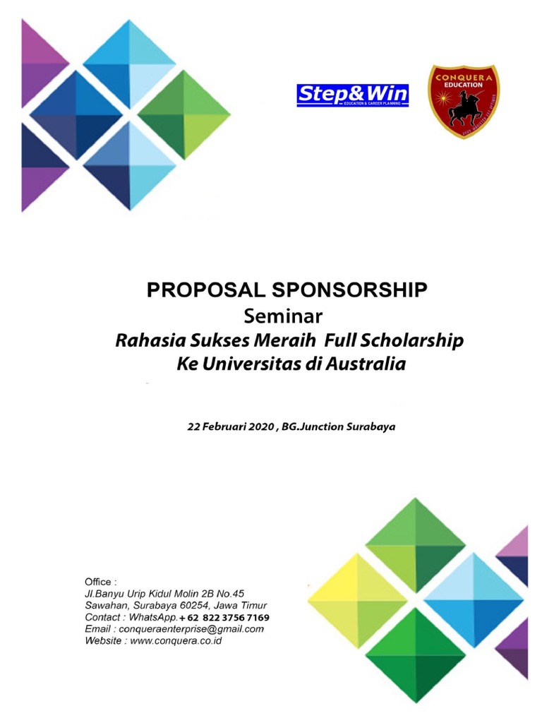 Proposal Sponsorship-Beasiswa Australia | PDF