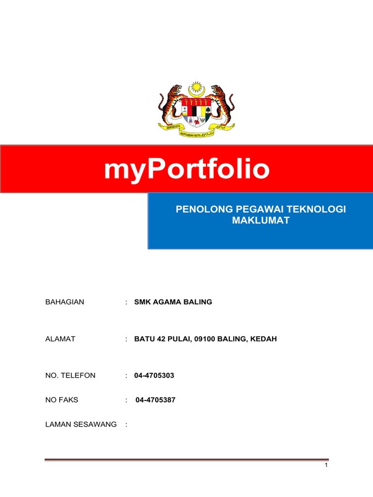 Myportfolio Fa29 (SEKOLAH) | PDF