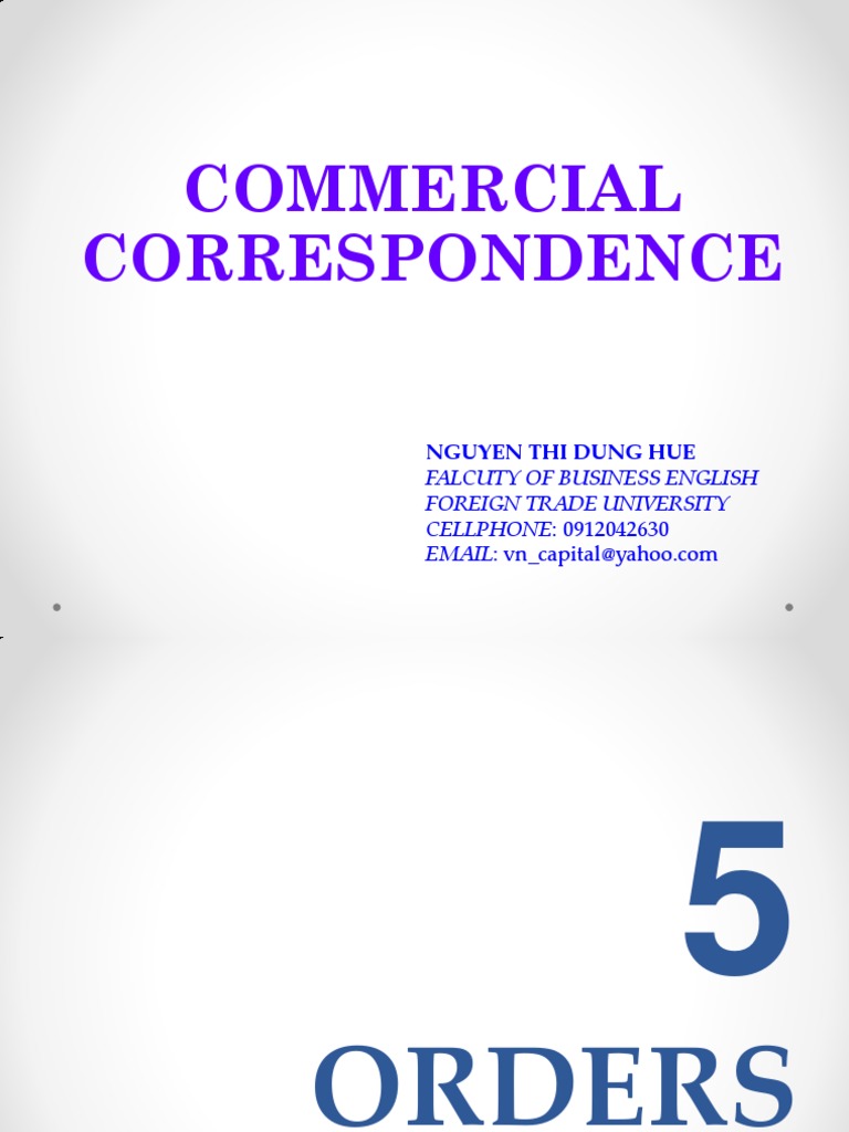 Unit 5 - Business Correspondence | PDF | Cargo | Discounts And Allowances