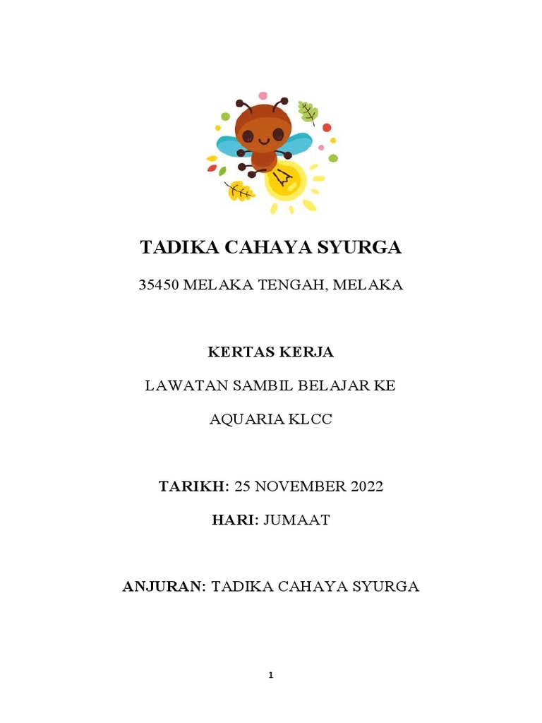 Kertas Kerja Subjek Sains Kanak-Kanak Tadika/taska | PDF