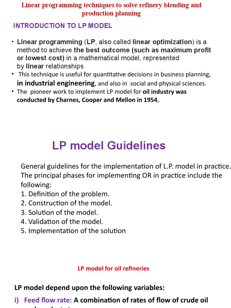 LP Model 2022 | PDF | Mathematical Optimization | Linear Programming