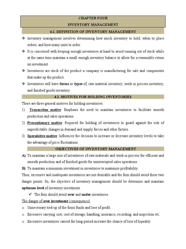 Public Chapter 4 | PDF | Inventory | Discounting