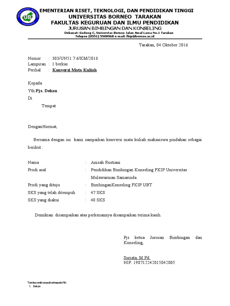 Konversi Mata Kuliah (Anisyah Rustiani) | PDF