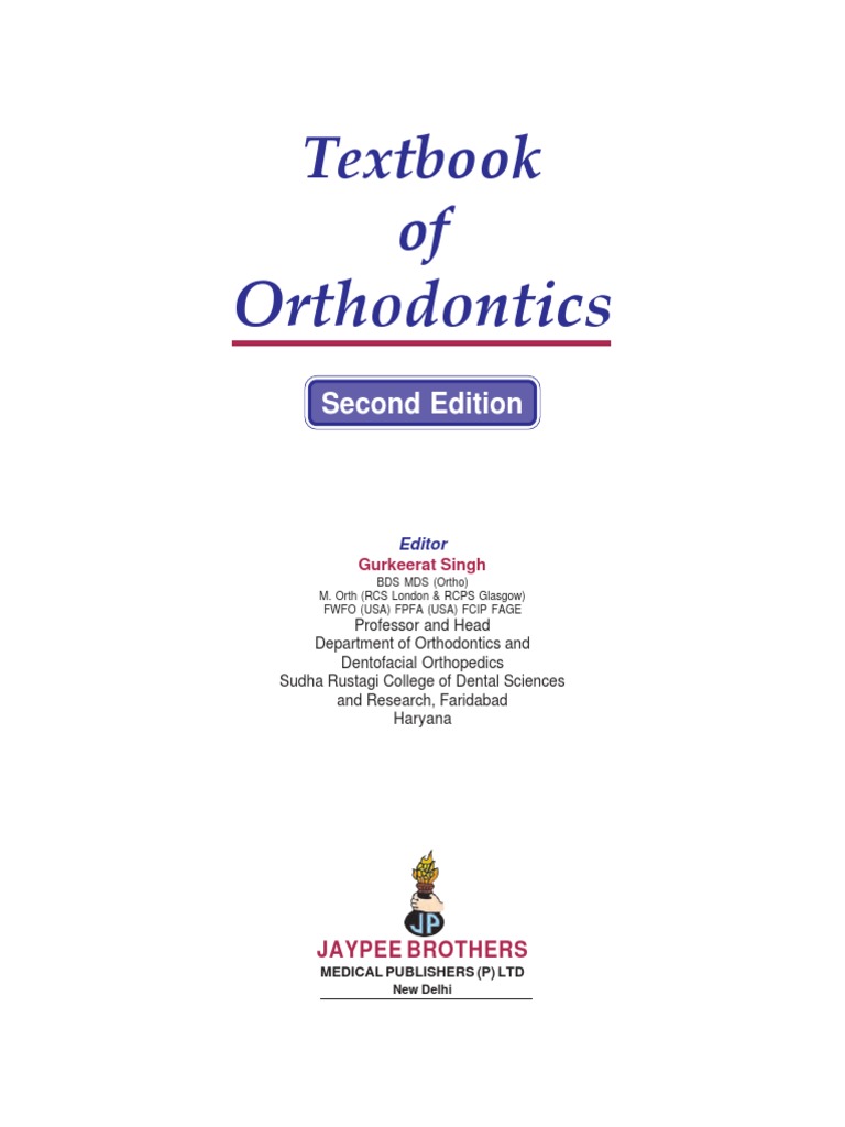Orthodontics: Textbook of | PDF | Orthodontics | Dentistry Branches
