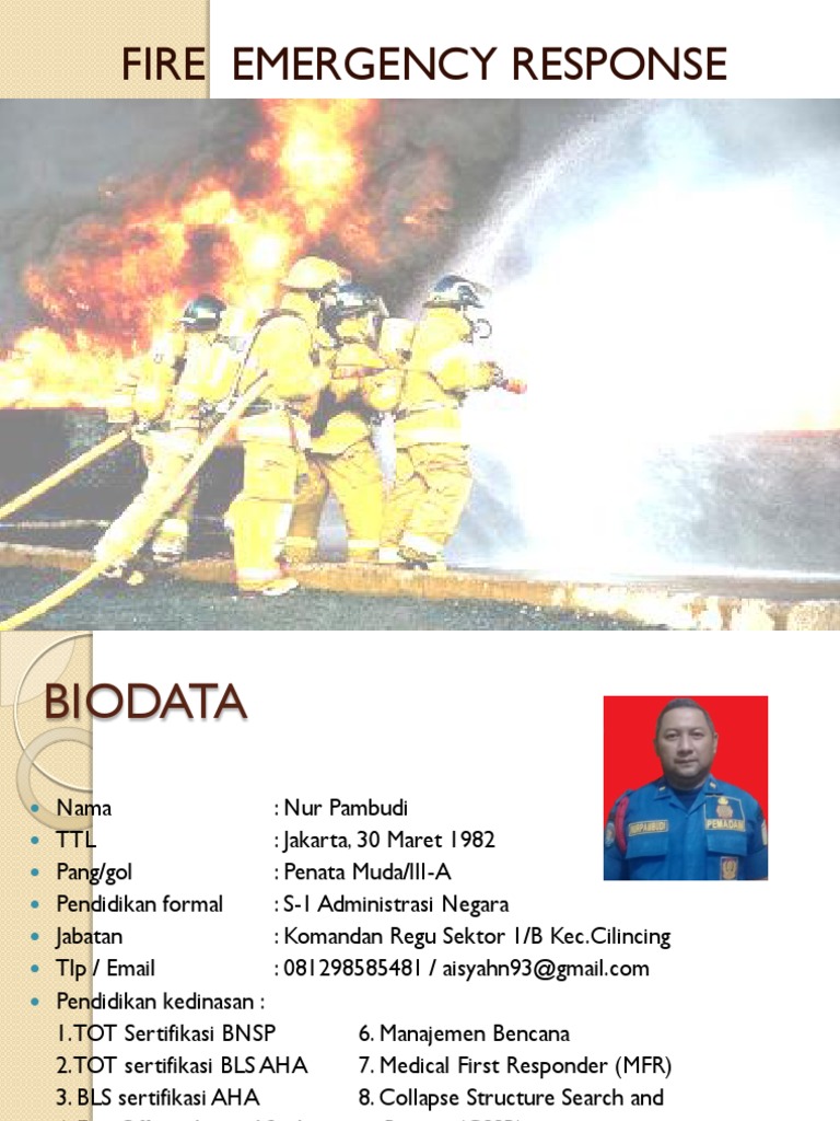 Fire Emergency Response | PDF