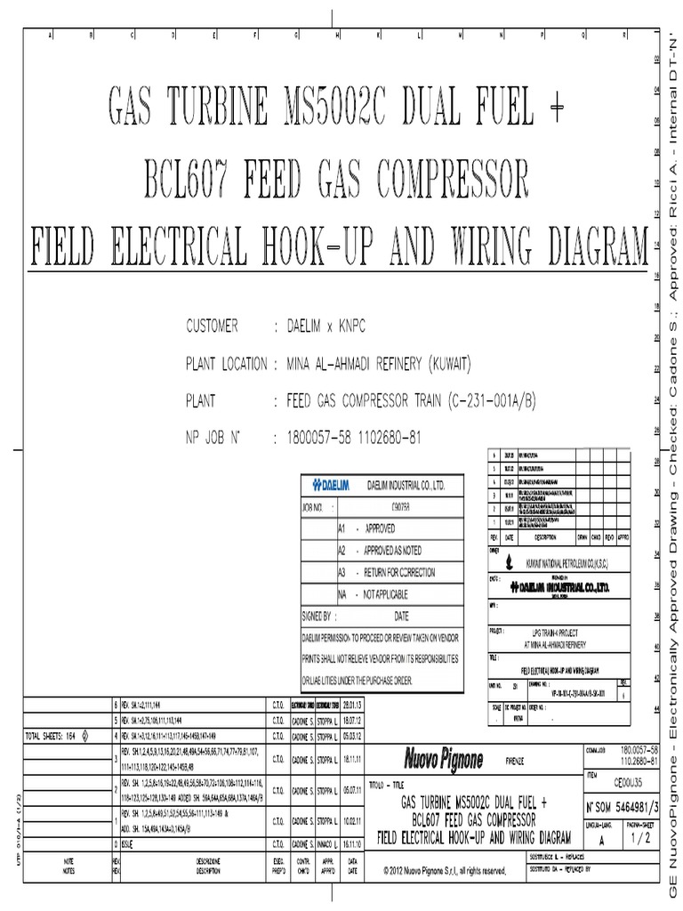 SOM5464981 Electrical Hook-Up and Wiring Diagram | PDF