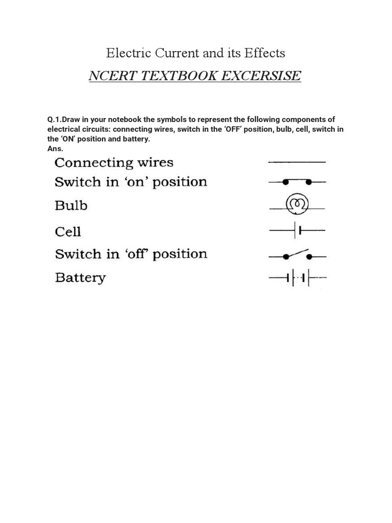 Electric Current and Its Effects | PDF | Fuse (Electrical ...