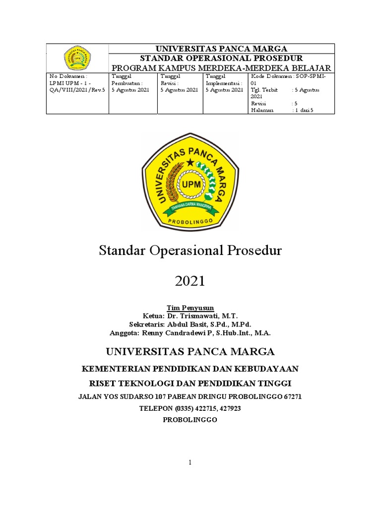 096 Sop Konversi Nilai Mahasiswa MBKM | PDF