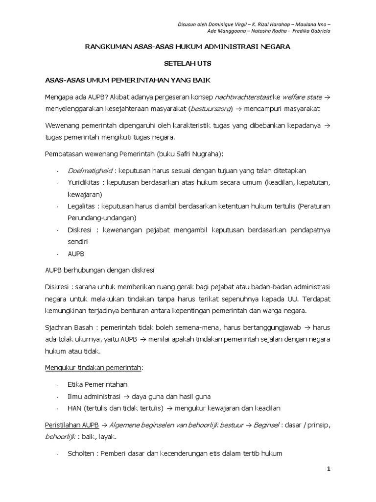 Rangkuman Han - Uas | PDF