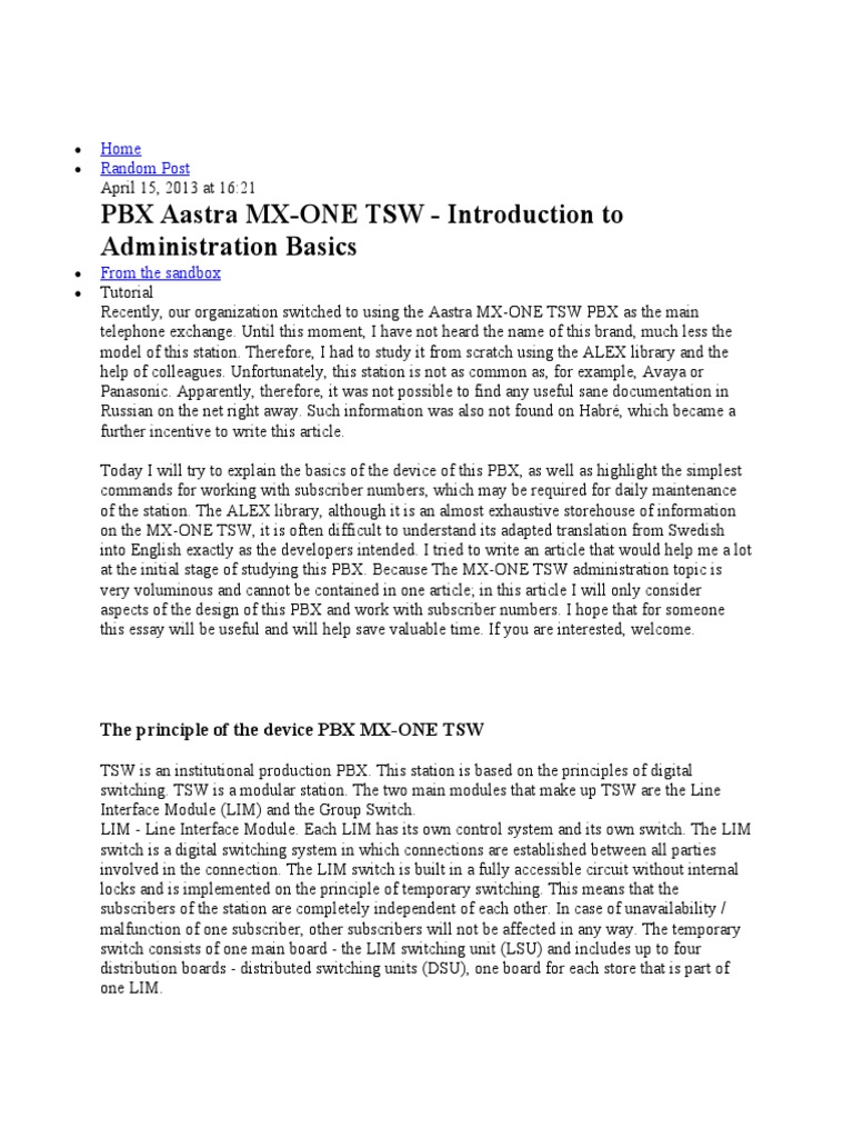 Erricson | PDF | Telephone Number | Parameter (Computer Programming)