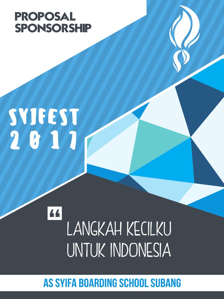 Sponsorship As Syifa Festival 2017 | PDF