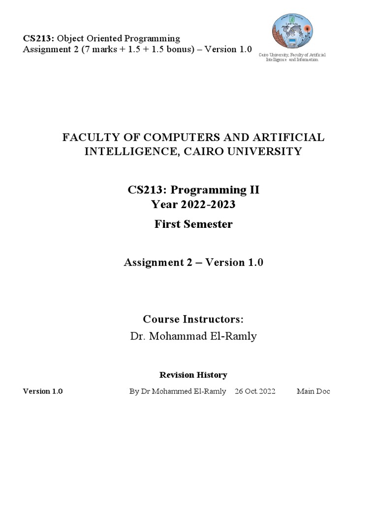 The Assignment2 | Download Free PDF | Class (Computer Programming) | Programming