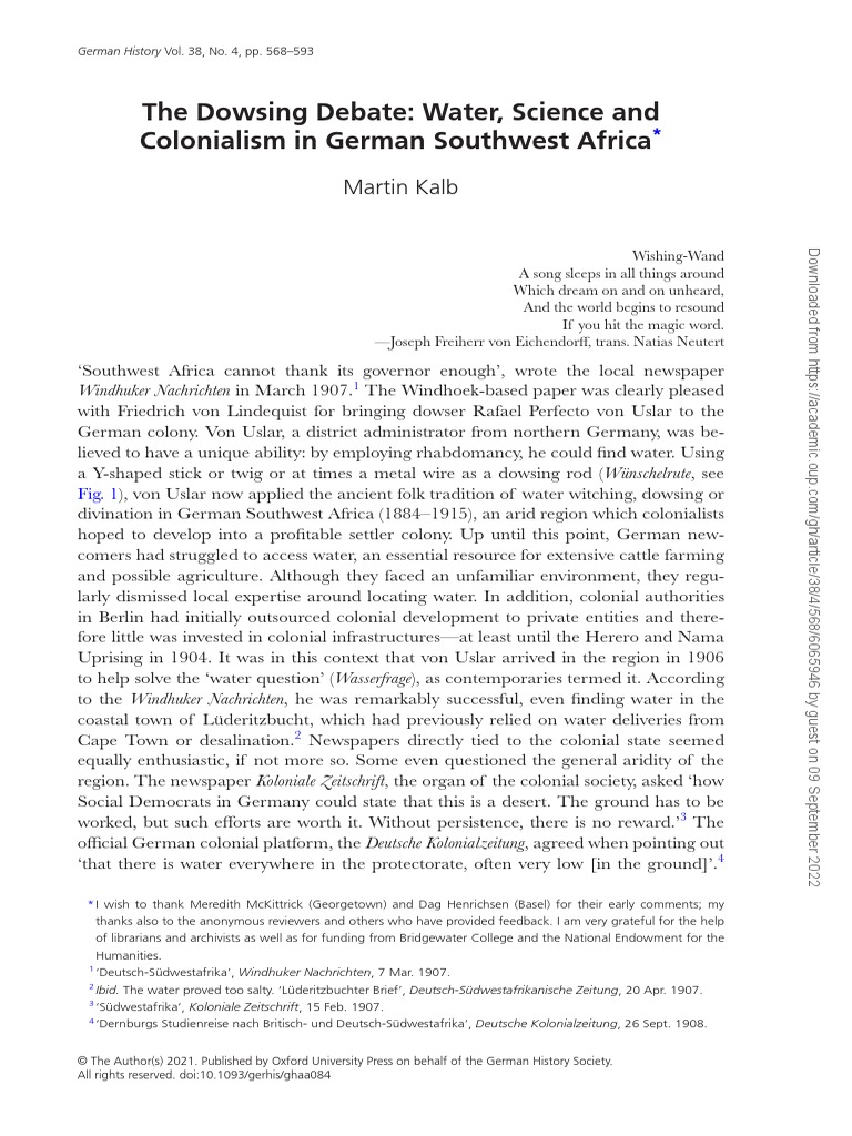 Dowsing Pdf Dowsing Namibia
