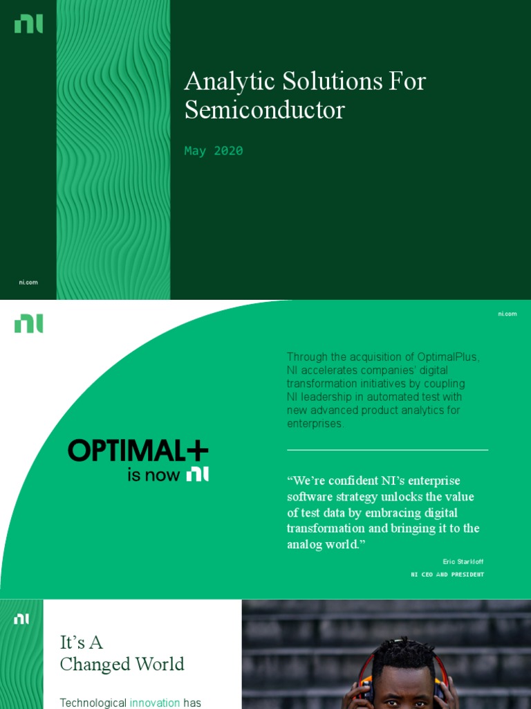 Semiconductor Analytics Solutions Overview | PDF | Product Lifecycle ...
