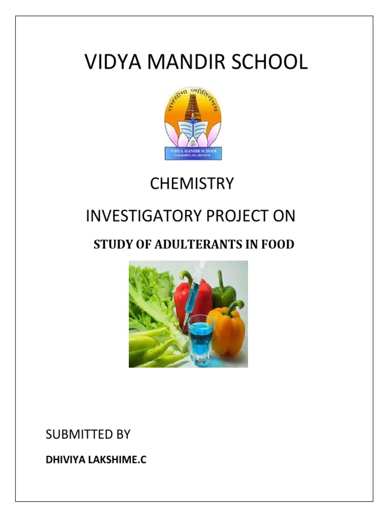 Adulterants in Food Chemistry | PDF | Foods | Chili Pepper