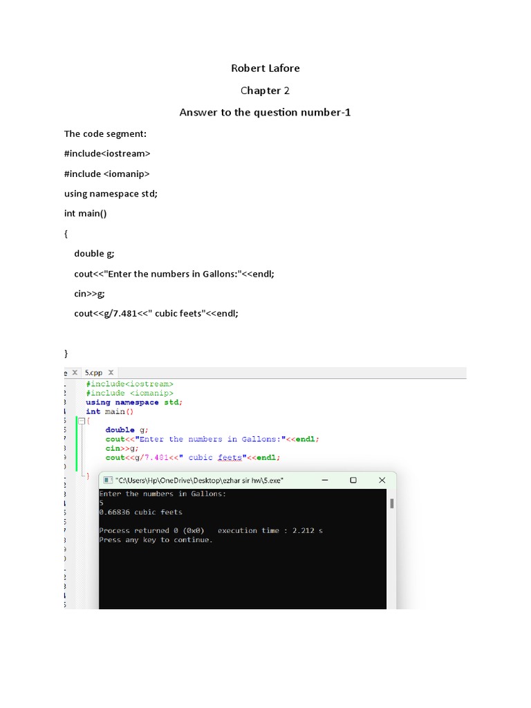 Robert Lafore C Solved Exercise Problems Chapter 2 Pdf Namespace Computer Programming